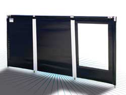 PVC-Windschutz für Camping & Terrassen • Schall Camping